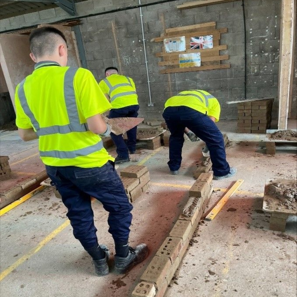Trinity Solutions Academy - Construction Learners in the mood for learning