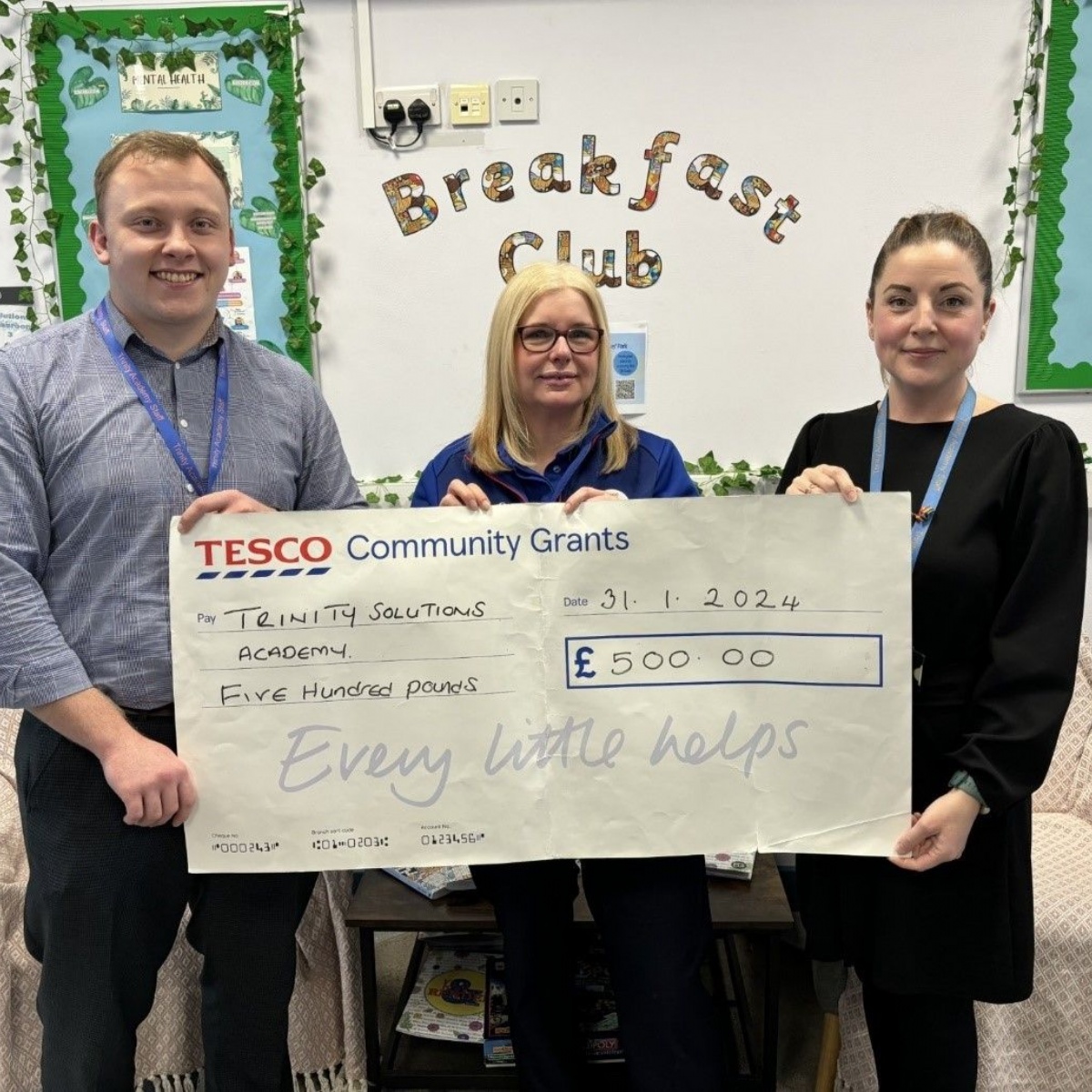 Trinity Solutions Academy - Tesco Grant